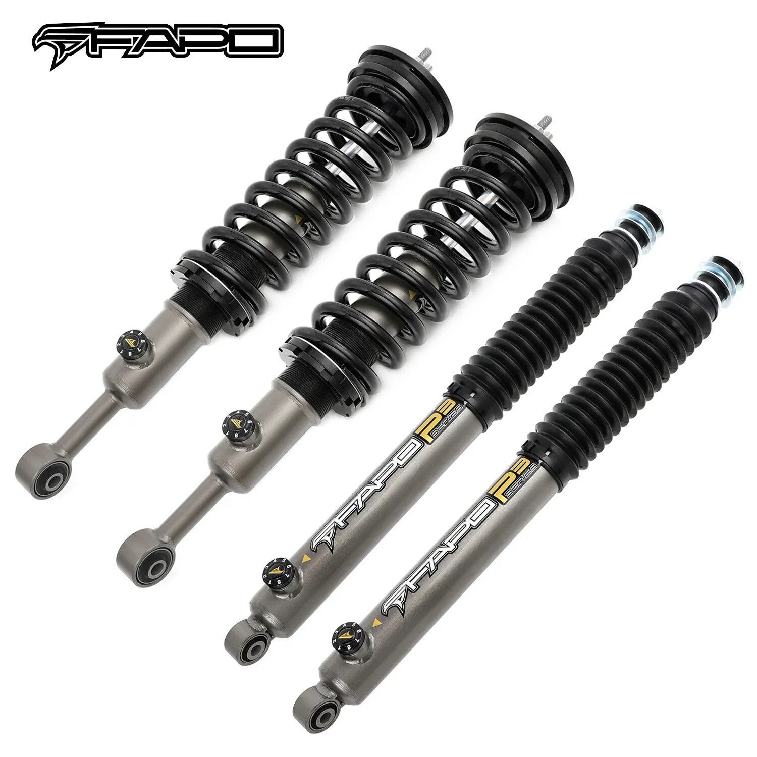 FAPO P3 8-Stage Full Set 3-3.5" Lift Struts For Toyota Tacoma 2005-2024 ...